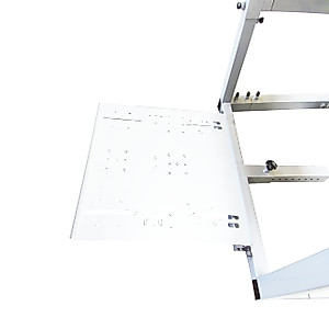 GTR Simulator GTA Model White Frame with Adjustable White Red Leatherette Racing Seat Racing Driving Gaming Simulator Cockpit Chair