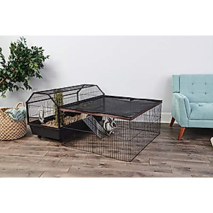 Oxbow Enriched Life Small Animal Playpen - Mesh Cover for Rabbits, Guinea Pigs & Other Small Pets (Extra Large)