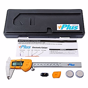 Gold Plus Only from Amazon - Absolute Origin 0-6" Digital Electronic Caliper - Extreme Accuracy, Yellow