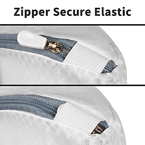 3Pcs Hanging Laundry Bags for Socks with S Hooks, 3 Color Mesh Laundry Bags for Washing Machine