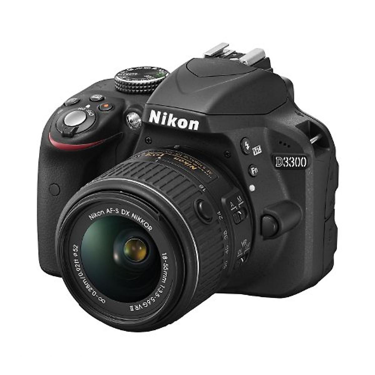 Nikon D3300 Digital SLR Camera Body Only - Black (24.2MP) 3.0 inch LCD