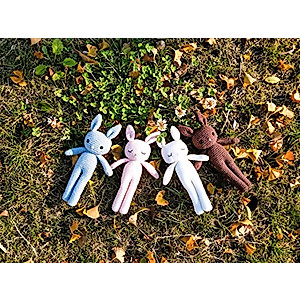 YORTOOB Easter Knitted Bunny Plush Rabbit Toy Doll Kitting Filling Toy Cartoon Toy Gift for Kids Christmas, Birthday,Interior Decoration Pendants, Great Gifts