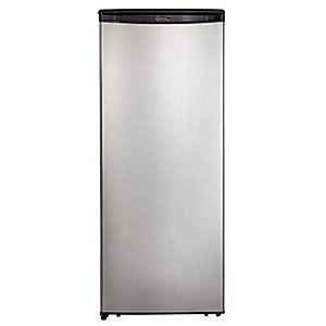 Danby Designer DAR110A1BSLDD 11 Cu.Ft. Apartment Refrigerator in Fingerprint Free Stainless Finish, Full Fridge for Condo, House, Small Kitchen, E-Star Rated, Spotless Steel
