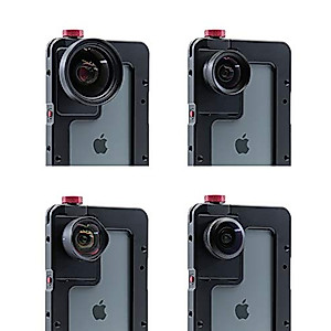 Beastcage for iPhone 11 Pro Max. Professional Camera cage for iPhone with Integrated Cold Shoe Mount, Tripod mounts and Interchangeable Lens Mount Interface. from Beastgrip.