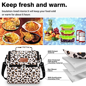 BALORAY Lunch Bag for Women Men Insulated Lunch Box for Adult Reusable Lunch Tote Bag for Work, Picnic or Travel