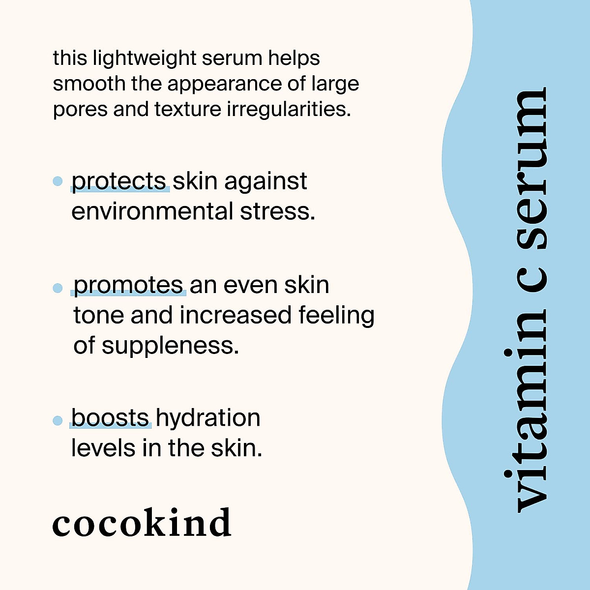 COCOKIND Vitamin C Serum with Sea Grape Caviar, 1 FZ