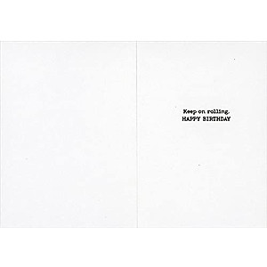 Avanti Press Johnny Cash with Guitar On Train Tracks America Collection Birthday Card