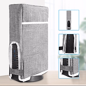 PS5 Dust Cover for Playstation 5 Console Disc Edition & Digital Edition Waterproof and Dust Protector