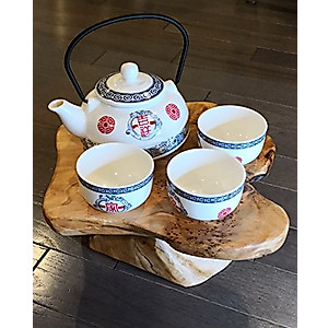 THY COLLECTIBLES Cedar Wood Potted Plant Stand Garden Pots Containers Vase Fishbowl Wooden Stand 11.5"