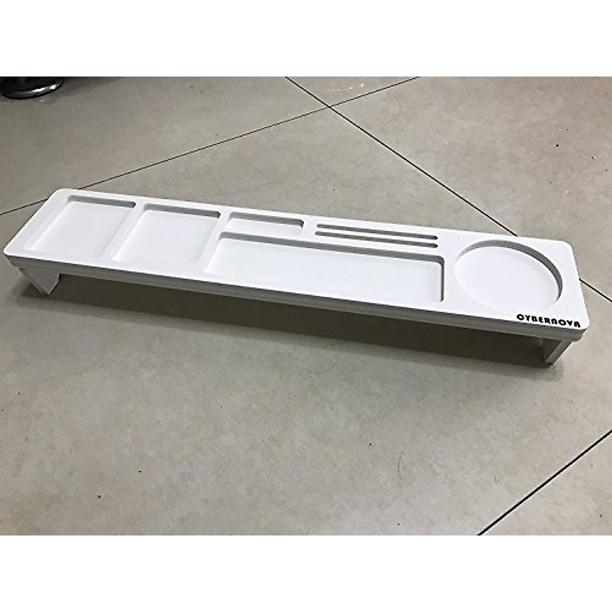 CYBERNOVA Desk Organiser Office Small Objects Storage Keyboard Commodity Shelf