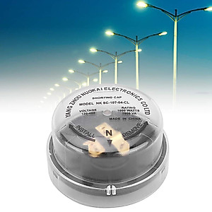 AUNMAS Shorting Twistlock Photocell, Twist Lock Light Sensor with Photocell Dusk to Dawn Light Sensor 1000W 1800VA 120-480V Receptacle Temporary for Outdoor Controls Lighting