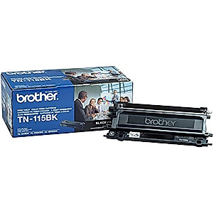Original Brother TN-115BK (TN115BK) 5000 Yield Black Toner Cartridge - Retail