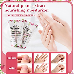 Heigble 50 Pack Hand Lotion Bulk Gifts Travel Size Summer Hand Cream Christian Gift Bulk for Church Hand Cream for Homeless Nursing Home Non Beneficial Appreciation Gifts for Coworker