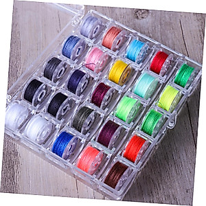 TEHAUX Home Sewing Machines 25 Pcs Bobbin Case Bobbin Winder Bobbin Thread Bobbin Storage Bobbin Holder High Speed Home Sewing Machine