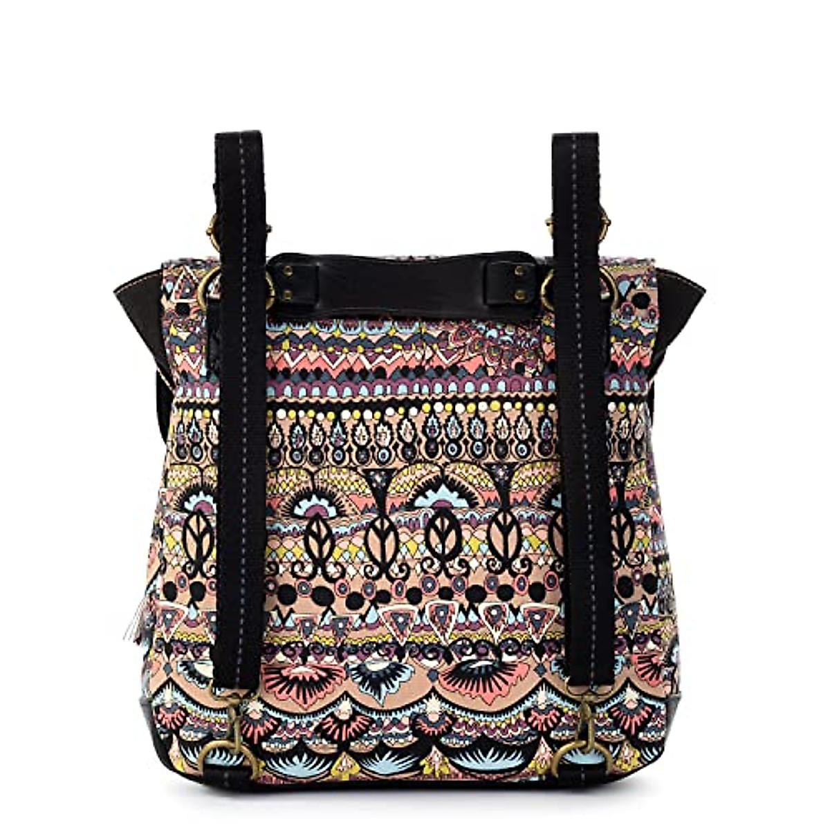 Sakroots Women's Olympic Convertible Backpack, Taupe One World, One Size