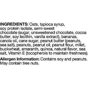 KIND Breakfast, Healthy Snack Bar, Peanut Butter Banana Dark Chocolate, Gluten Free Breakfast Bars, 8g Protein, 1.76 OZ Packs (6 Count)