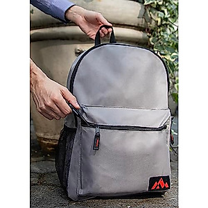 Trail maker 24 Pack Wholesale Backpacks for College, Adults, Sports 18 Inch Color Block Backpacks in Bulk