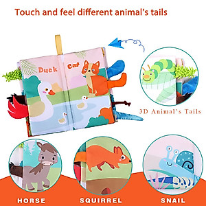 Play-Funny Baby Crinkle Books for Babies, Soft Books for Babies 0-6-12 Months, Car Seat Toys, Hanging Toys Cloth Books for Baby Present