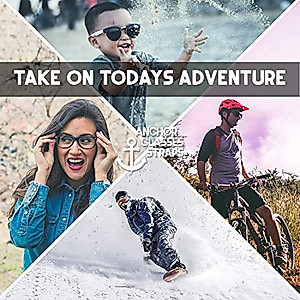 Anchor Glasses Straps Sunglasses Strap Adjustable Stretch Universal Fit for Kids to Adult Sport Eyewear Holder Retainer