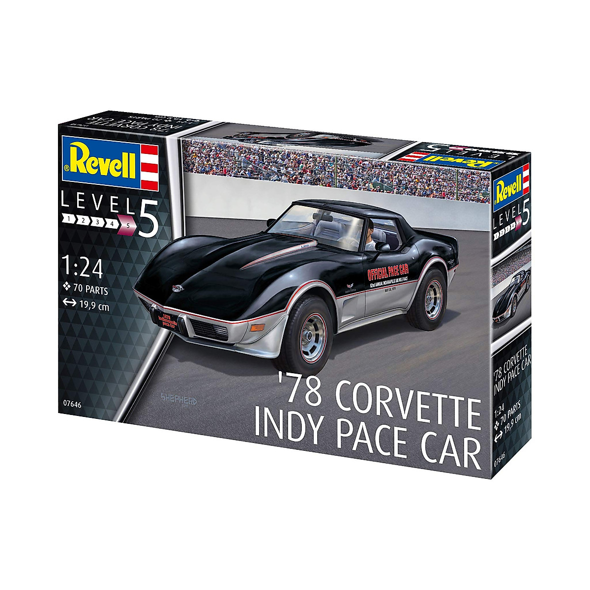 Revell RV07646 '78 Corvette Indy Pace Car 1:24 Plastic Model kit