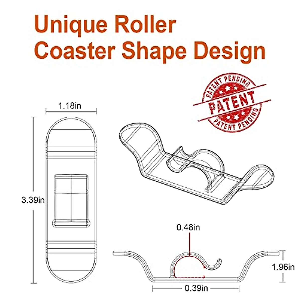 Cord Organizer for Kitchen Appliances, 12 PCS Kitchen Small Gadgets Cord wrapper holder keeper winder Stick on Mixer, Blender, Toaster, Coffee Maker, Air Fryer, Kitchen Accessories Attachments