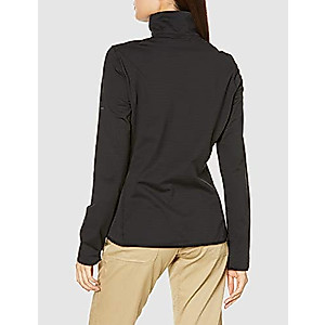 Salomon Women's Standard Outrack Half Zip, Black, Large