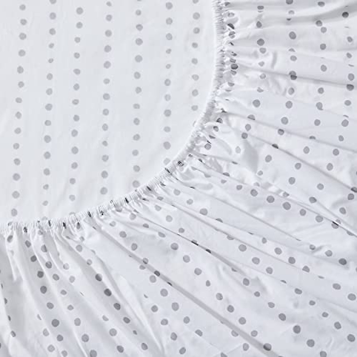 City Scene - Queen Sheets, Cotton Percale Bedding, Crisp & Cooling Home Decor (Radius Charcoal, Queen)