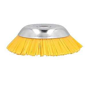 Cyllde 25mm Nylon Wheel Brush Trimmer High Hardness Nylon Manganese Steel Wire Patio Garden Trimmer Head