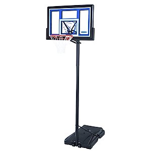 Lifetime 1479 Courtside Height-Adjustable Portable Basketball System with 48-Inch Shatter Guard Fusion Backboard