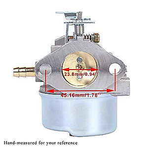 HMSK80 Carburetor for Tecumseh 640349 ST824 640052 ST1032 LH318SA 924082 932101 640052 640054 924050 Ariens ST624 Fits Yard Machines 31AE640F000 31AE665E118 Snowblower