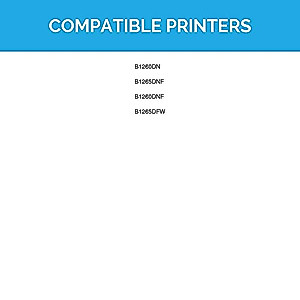 LD Compatible Toner to replace Dell 331-7328 (RWXNT) Black Toner Cartridge for your Dell B1260dn & B1265dnf Laser Printer