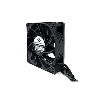 Bgears b-Blaster 140x38 (PWM Version) Extreme Cooling Gaming PC & Mining Machine Fan, Hi-Speed 5200RPM w/Airflow of 308 CFM, 2 Ball Bearing Designed for Extended Life & high Performance, 4 Wire Black