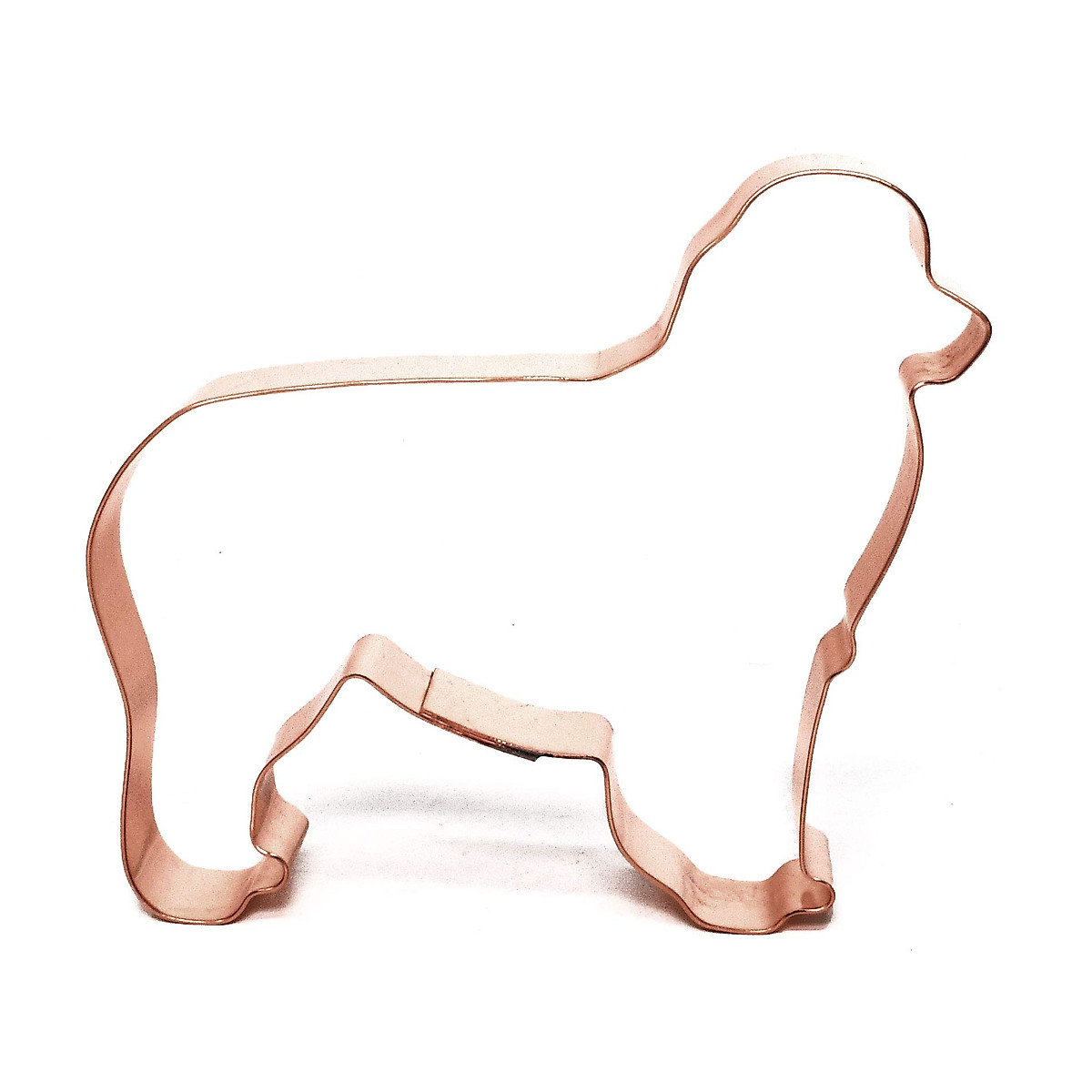 Australian Shepherd Dog Breed Cookie Cutter 4.25 X 3.7 inches - Handcrafted Copper Cookie Cutter by The Fussy Pup