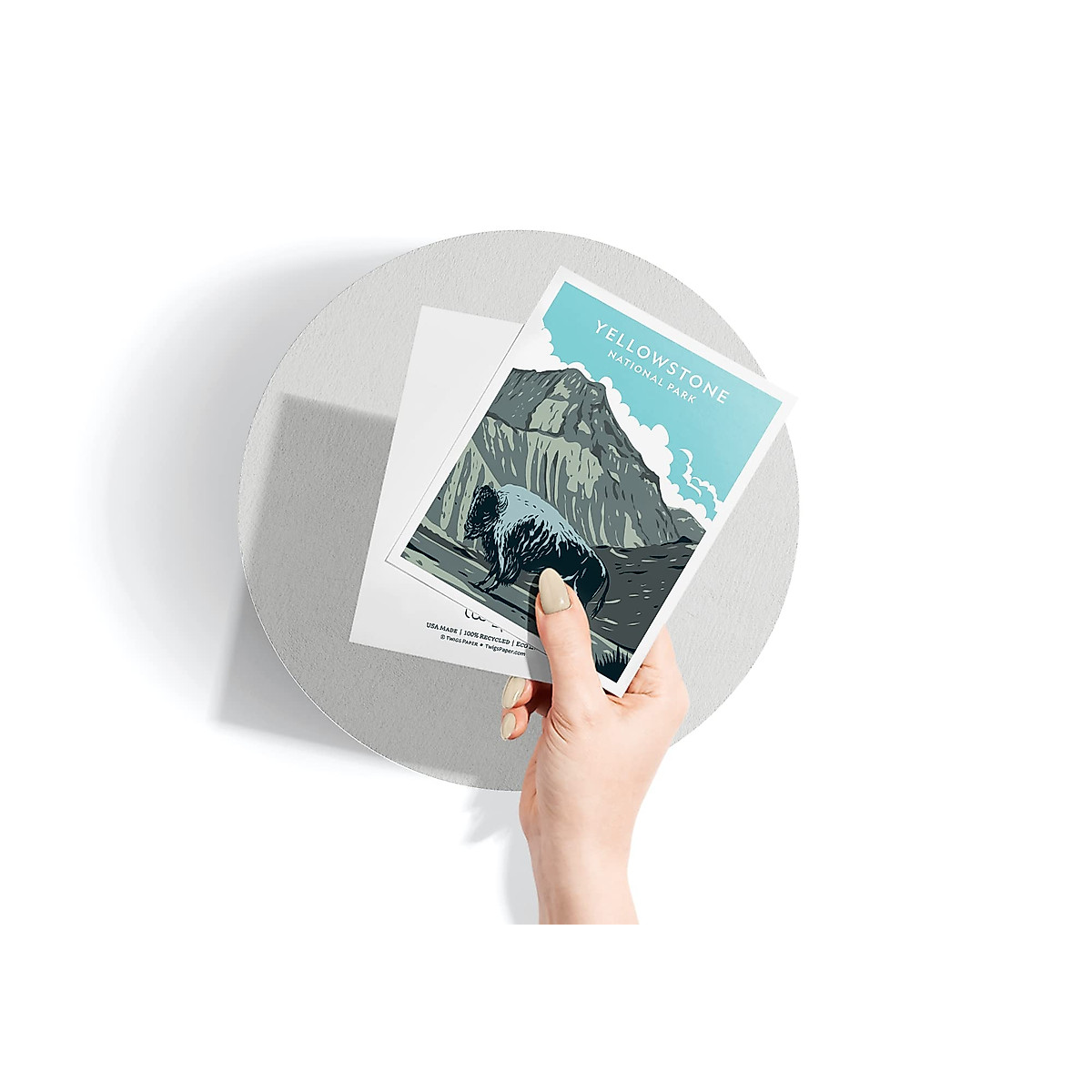 Twigs Paper - Assorted Art National Parks Greeting Cards - Stationery Cards with Envelopes - Thank You and Blank Note Cards - Greeting Cards for All Occasions - Made in USA (5.5 x 4.25, Set of 12)