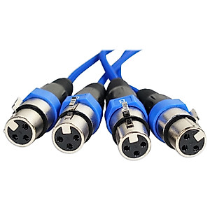 Rockville SX1650 16 Channel 50 Foot XLR Snake Cable, 100% OFC, Double Shielded