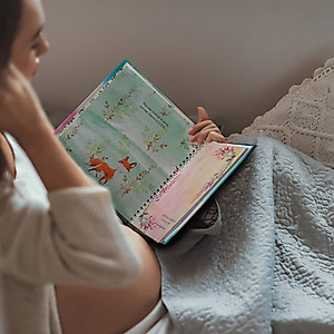 Pillow & Toast Limited Edition Baby's First Year Memory Book and Journal - Cherish Every Moment with Adorable Woodland Design - Eco-Friendly Keepsake for Your Precious Baby - Unique Baby Gift