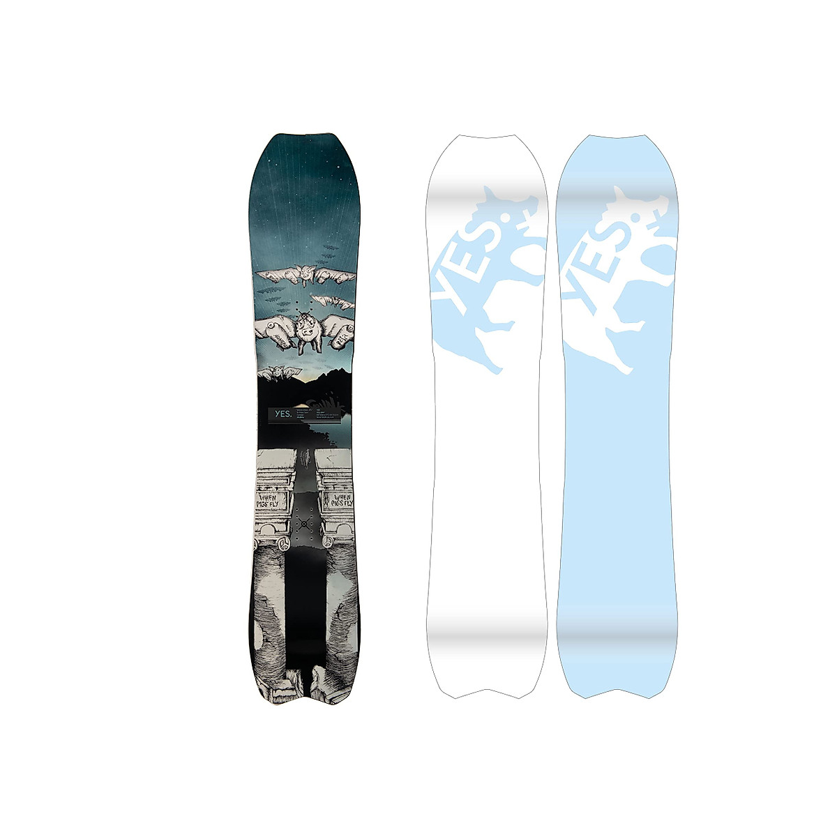 YES. Snowboards Warca Uninc JPS, Directional Twin, Camber, 153cm