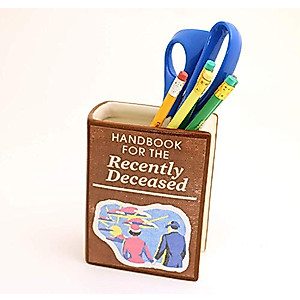 Handbook for the Recently Deceased, Beetlejuice Pencil Holder, Book Vase