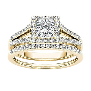 iLH Clearance Deals Rings,Silver Ring Womens Diamond Engagement Wedding Band Rings Jewelry Gift for Moms (T-05, 8)