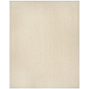 SAFAVIEH Natural Fiber Collection Area Rug - 8' x 10', Light Grey, Sisal Design, Easy Care, Ideal for High Traffic Areas in Living Room, Bedroom (NF475C)