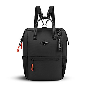 Sherpani Dispatch, Convertible Backpack Tote, Travel Backpack, Crossbody Bags for Women, Laptop Backpack, Fits 13 Inch Laptop (Raven V1)