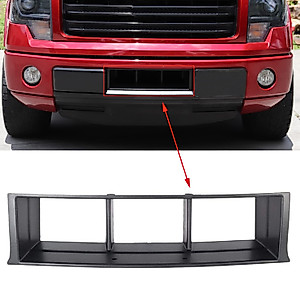 KARPAL Front Lower Bumper Grille Trim Panel Insert Compatible with 2009-2014 Ford F-150 EcoBoost