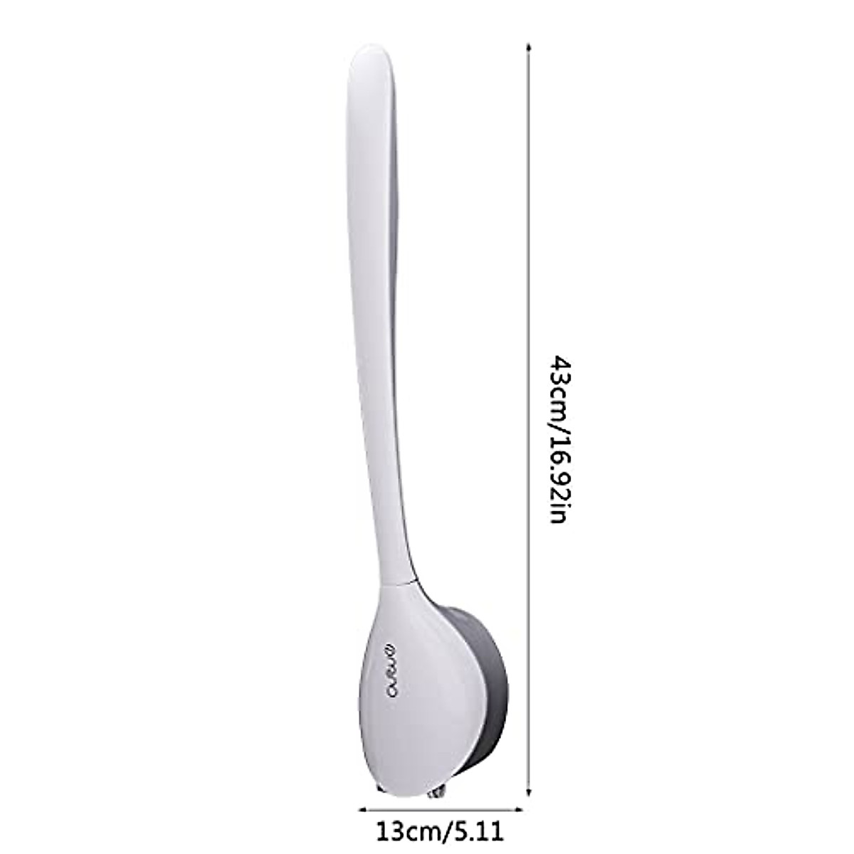 COOLHOOD Toilet Brush and Soft TPR Toilet Brush Toilet Bowl Brush with Holder Wall-Mounted Toilet Brush with Holder Bathroom Toilet Bowl Brush Set Cleaner White and Holder Set Cleaner Set of Two