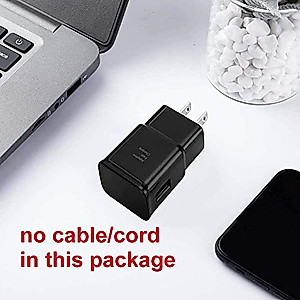 Samsung Adaptive Fast Charging Adapter Quick Charge Charging Block Wall Charger Plug Compatible Samsung Galaxy S22/S22 Ultra/S21/S20/S10/S9/S8/S7/S6 Edge/Note 10 9 8/LG(4-Pack)