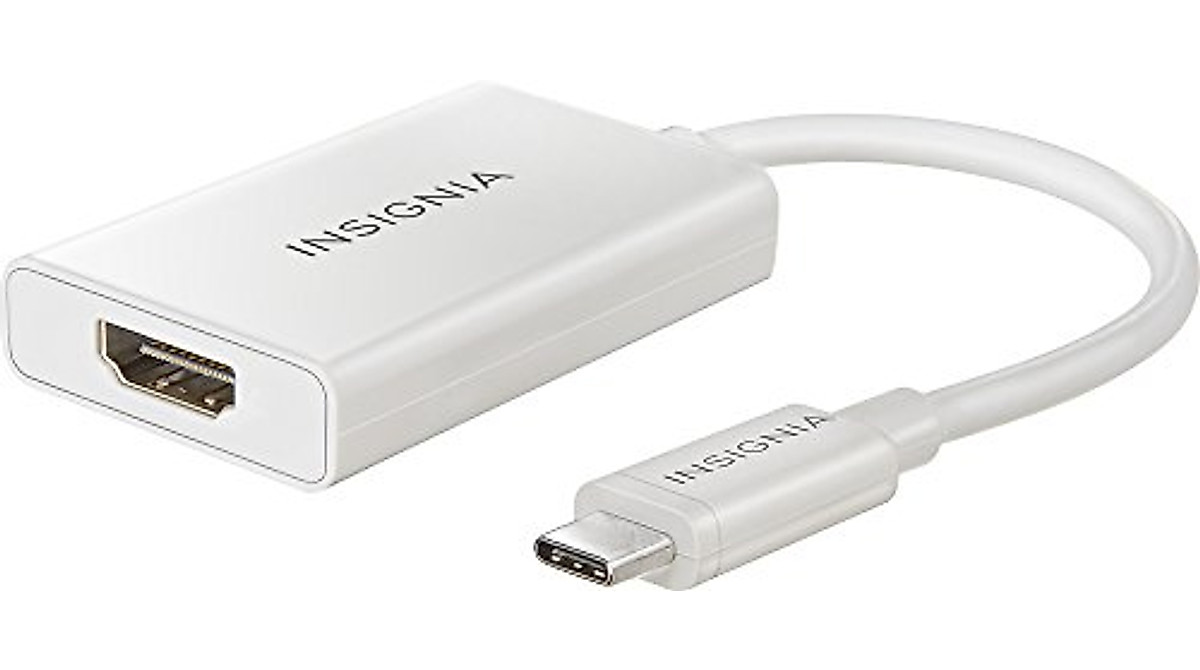 Insignia USB-C to HDMI Adapter - 4K Ultra HD for MacBook & Chromebook