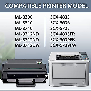Compatible 1-Pack MLT-D205S D205S Toner Cartridge Black Replacement for Samsung ML-3312ND ML-3300 ML-3310 ML-3710 ML-3712ND ML-3712DW SCX-4833 SCX-5636 SCX-5737 Printer Toner,Sold by NITROINK