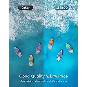 522 High Capacity (5 Bottles) Compatible Refill Ink Bottle Replacement for Epson 522 Ink Refill Bottles (Not Sublimation Ink) Use for EcoTank ET-2803 ET-2800 ET-2720 ET-4800 Printer