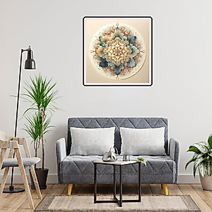 EIBEILI Diamond Painting Kits for Adults, Mandala DIY 5D Diamond Art Kits for Kids Diamond Dots for Adults Clearance Full Drill Crystal Craft Kits for Home Wall Decor Gifts 11.8x11.8 inch