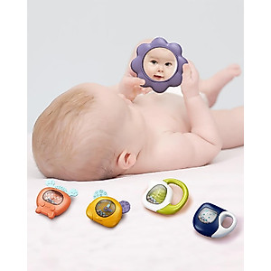 dearlomum Baby Play Mat Baby Gym,Funny Play Piano Tummy Time Baby Activity Mat with 5 Infant Sensory Baby Toys, Music and Lights Boy & Girl Gifts for Newborn Baby 0 to 3 6 9 12 Months（New Blue）