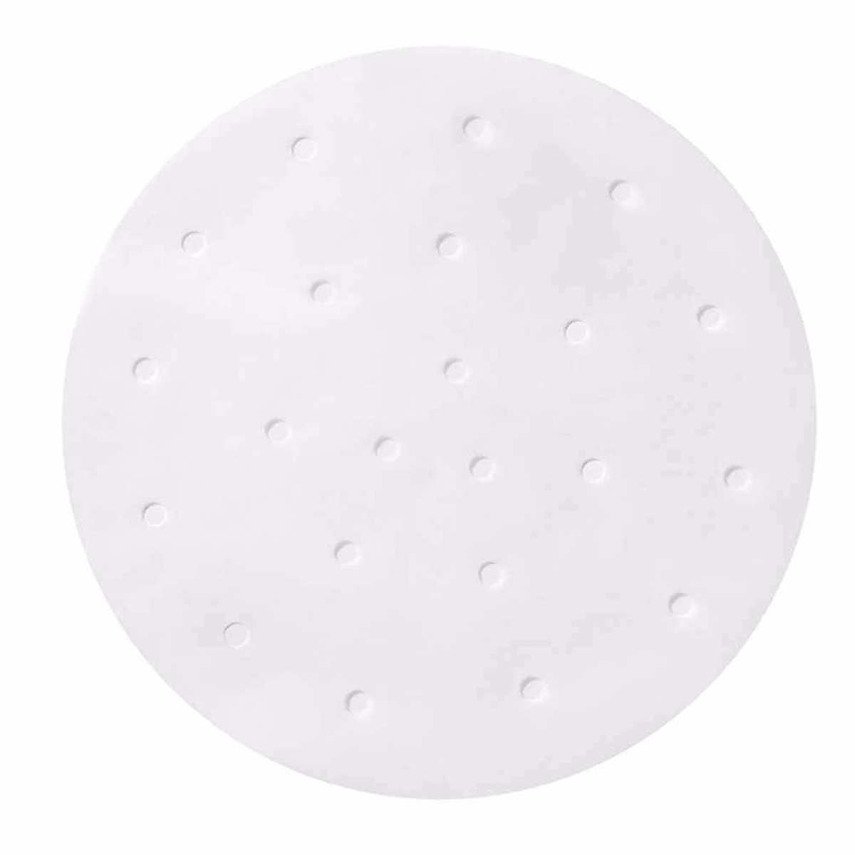 Selaurel 300pcs Air Fryer Liners 7.5 inch Round Bamboo Steamer Liners Premium Perforated Parchment Paper Sheets Non-stick Basket Mat for Air Fryers Steaming Baking Dumplings Cooking